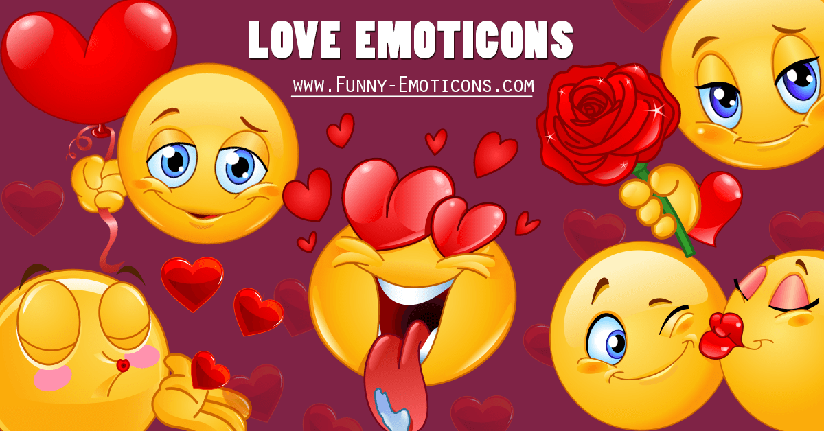 Love Emoticons for Facebook Timeline, Chat, Email, SMS Text Messages ...